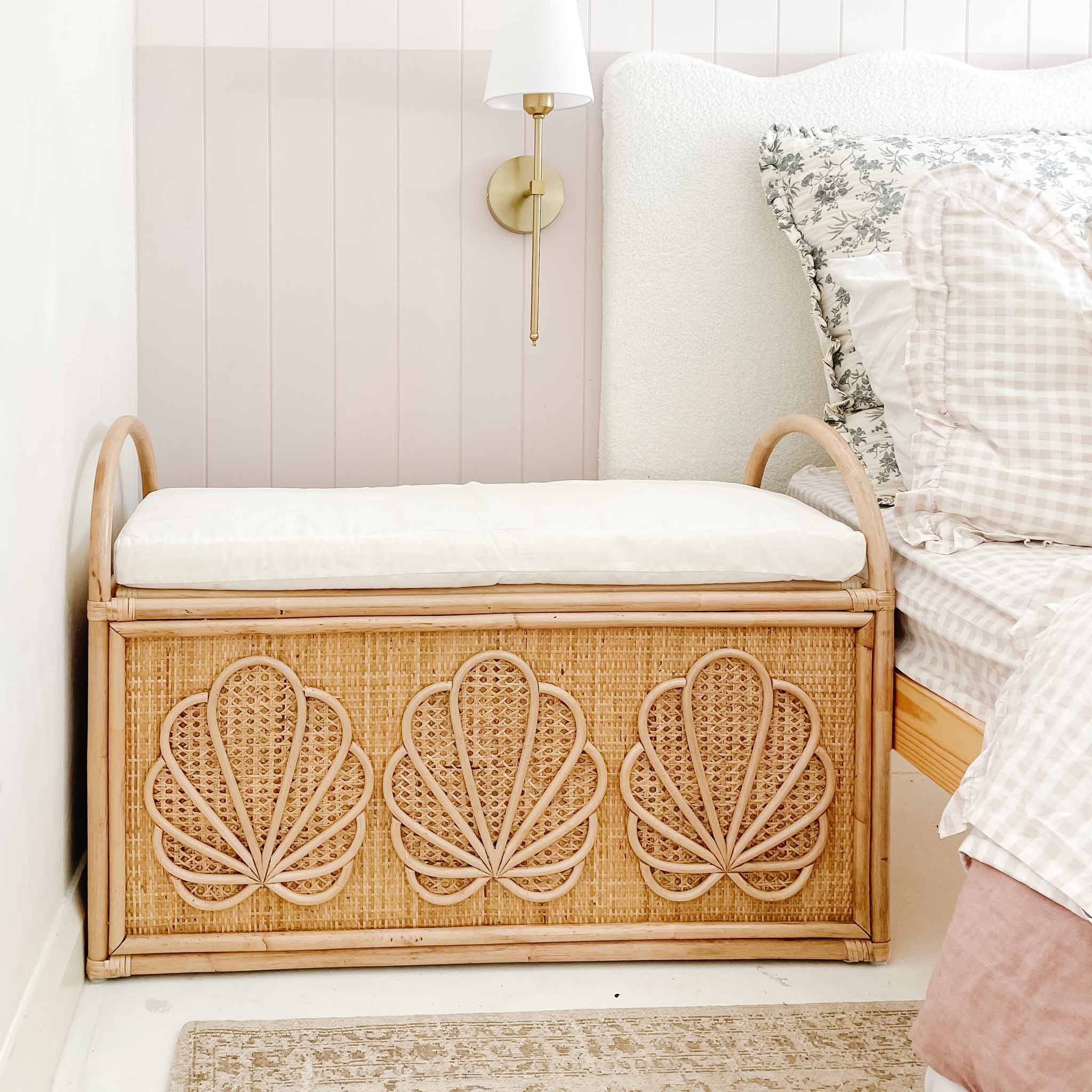 Clam Shell Rattan Trunk Storage – Stitch & Straw