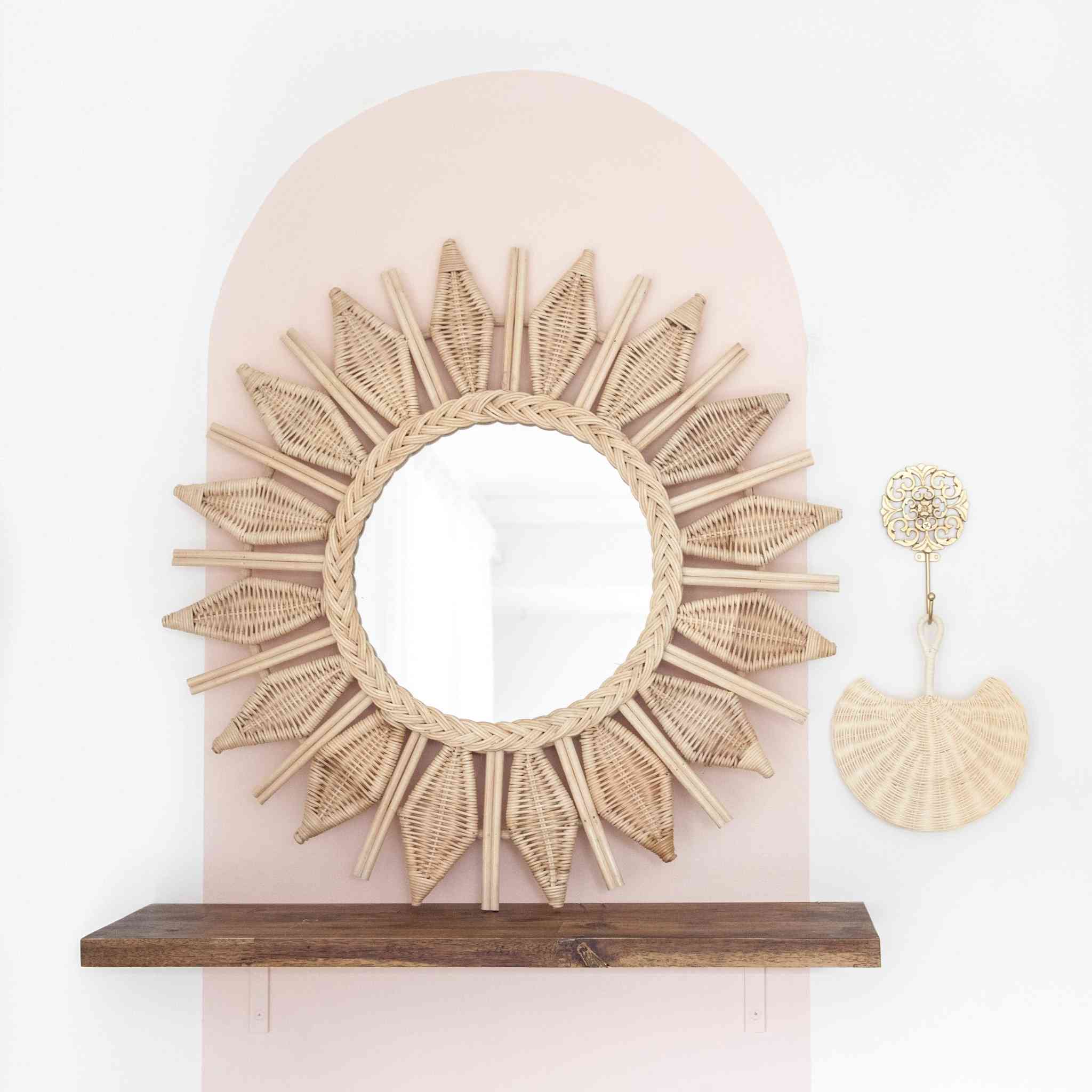 Ombus Rattan Mirror – Stitch & Straw