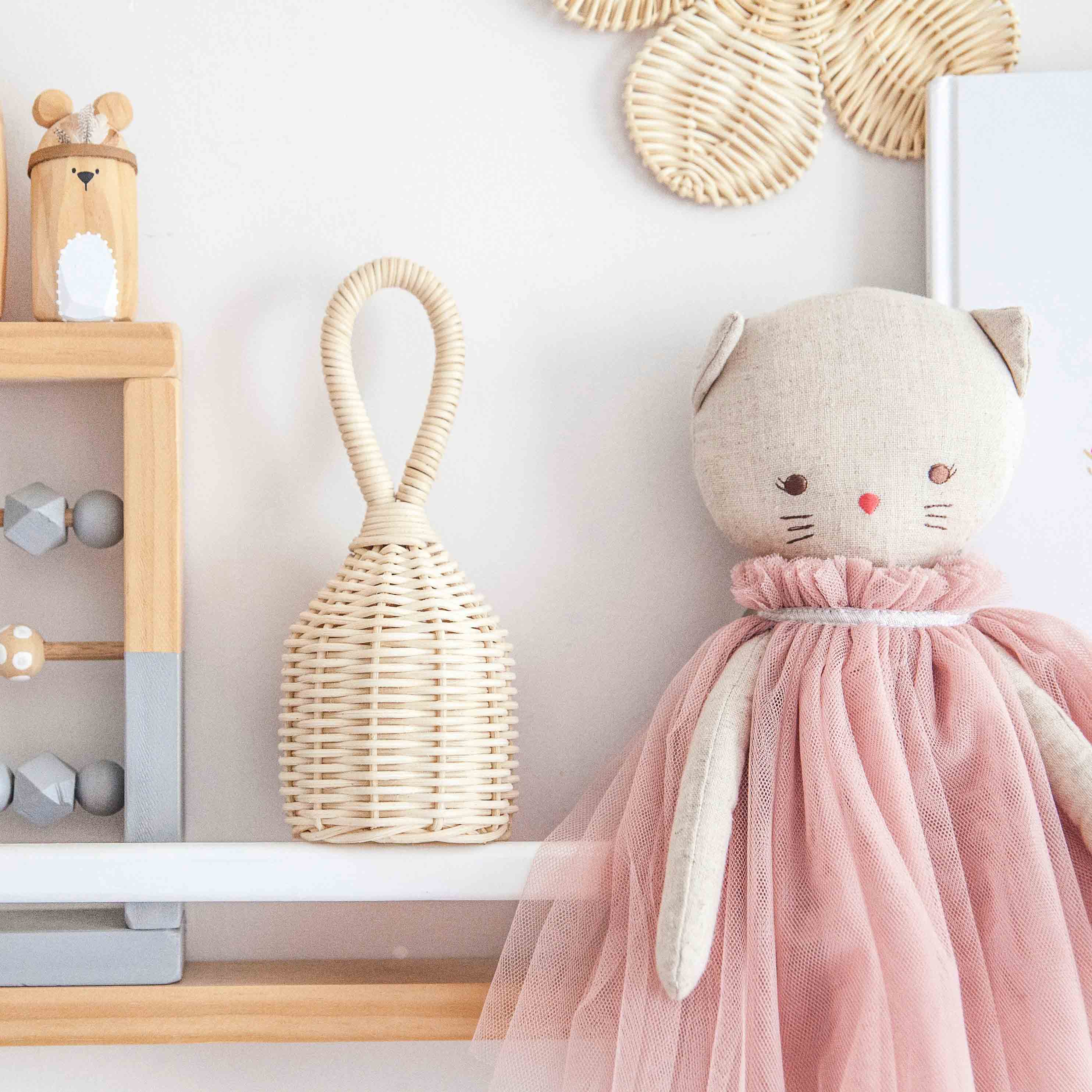 Rattan Rattle Shaker - Shop Natural Toys – Stitch & Straw