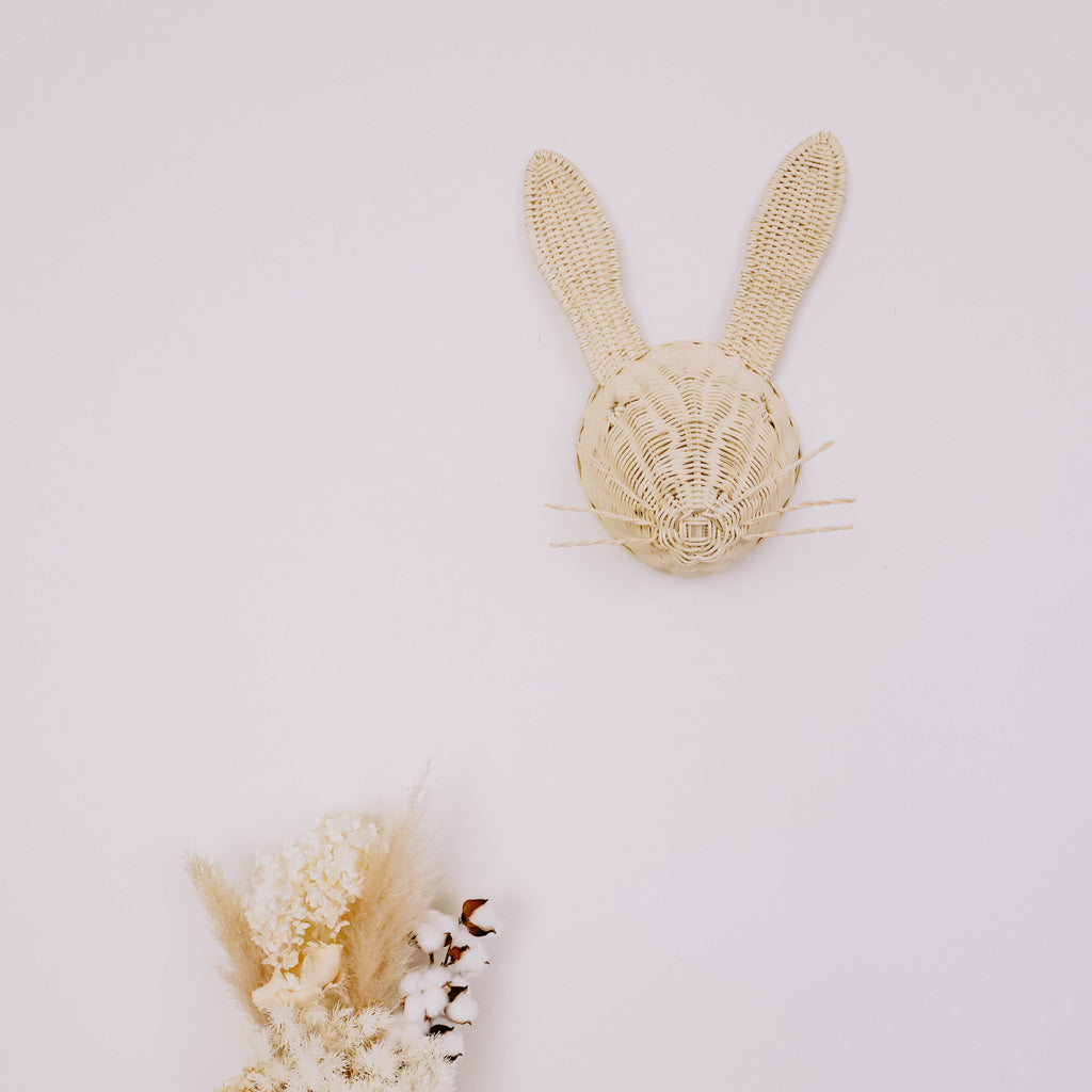 rabbit head decor